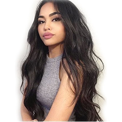 Amazon.com : Helene Hair Best Body Wave Wig Lace Front Wigs with Baby ...