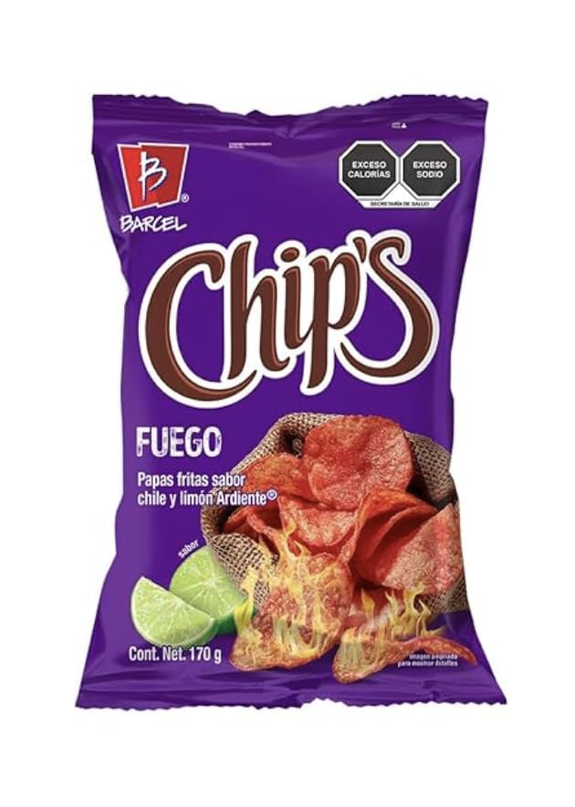 Amazon.com: Generic Chips Papas Fritas Fuego, Sabor a Chile y Limón ...