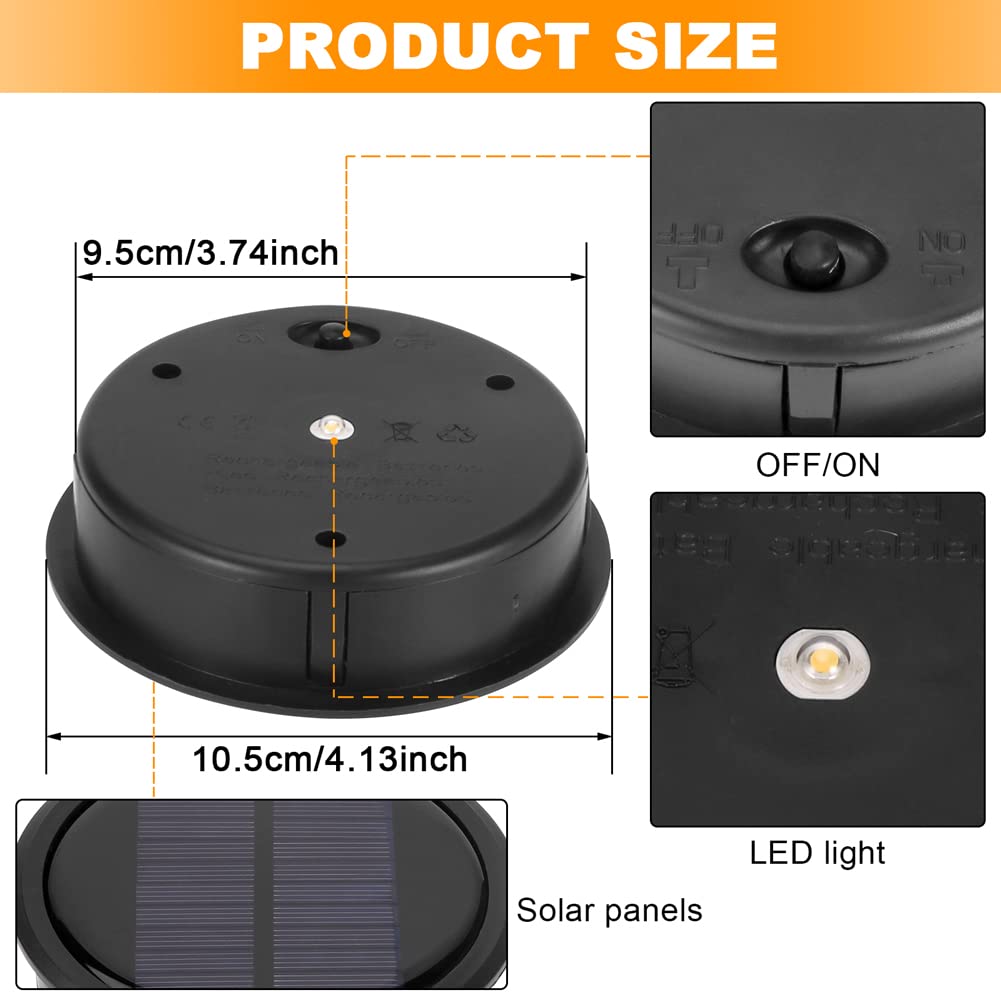 Solar Replacement Parts Taekooki Pack Of 4 Solar Lights Replacement