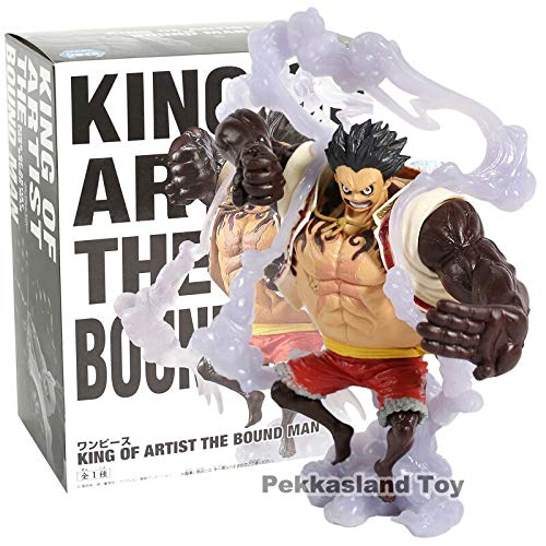 Buy Anime One Piece King of Artist Monkey D Luffy Statue The Bound Man ...