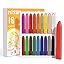 MASSRT 24 Colors Space Crayons for Toddlers, Mess Free Unbreakable Non ...
