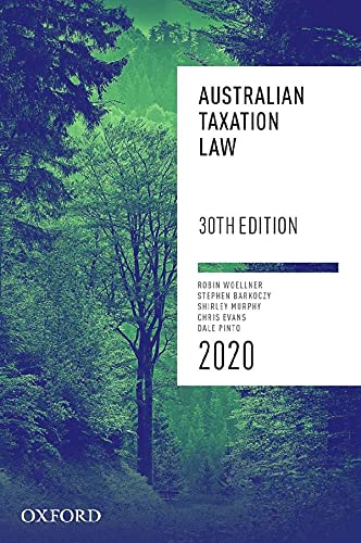 Australian Taxation Law 2020: 9780190323738: Medicine & Health Science ...