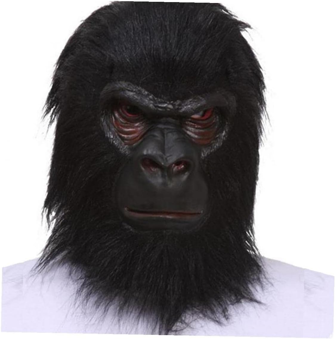 Amazon.com: Froiny Halloween Latex Gorilla Mask Adult Full Face Funny ...