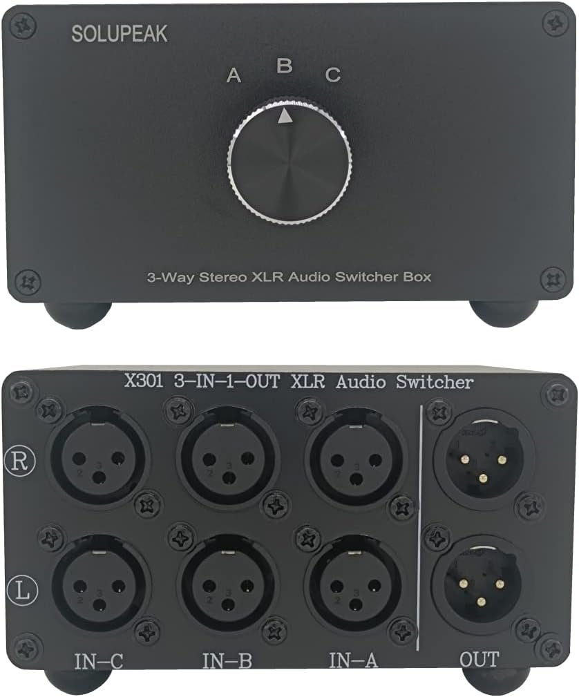 Amazon.com: ONE Little Bear MC3 2-IN-2-OUT XLR Balanced/RCA Converter ...