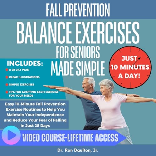 Amazon.com: 10 Minute Balance + Chair Exercises for Seniors 2 in 1 ...