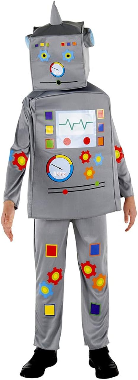 Dress Up America Super Deluxe Robot Costume for Kids - Super Deluxe ...