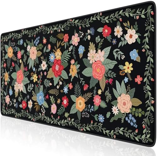 Amazon.com: HAOCOO Black Desk Pad, Large Mouse Pad for Gaming & Office ...