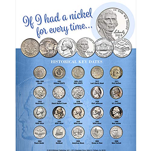 Whitman Deluxe Nickel Coin Board: If I had A Nickel For Every Time ...