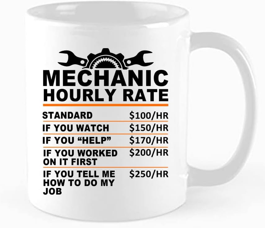 Amazon.com: Funny Mechanic Coffee Mug, Car Lover Mug, Car Mechanic Gift ...