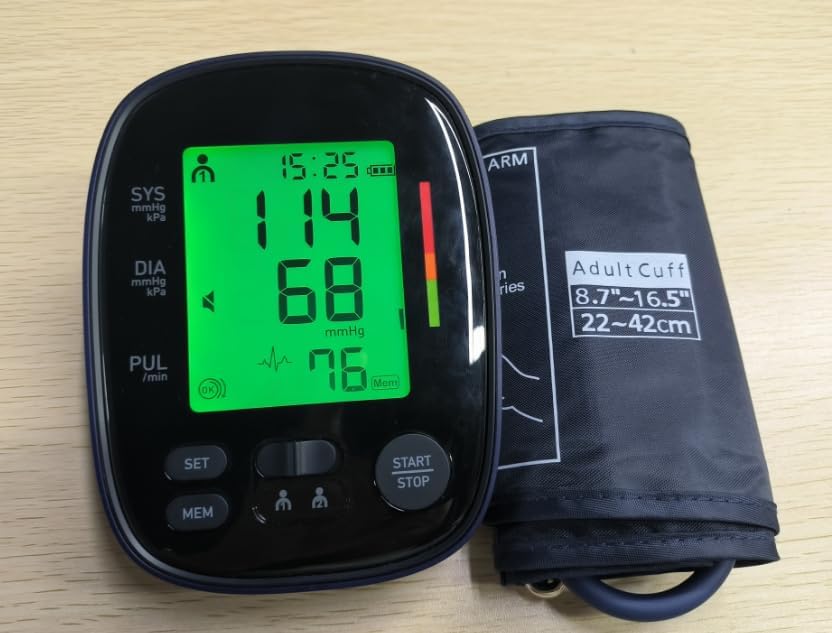 Amazon.com: FC-BP100 Upper Arm Blood Pressure Monitor with Blood ...