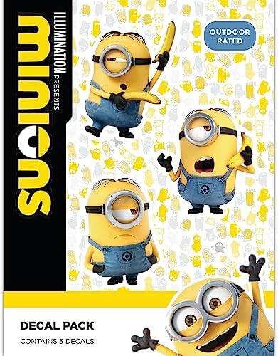 Amazon.com - Despicable Me Minions Decals - Set of 3 Bob Stickers for ...
