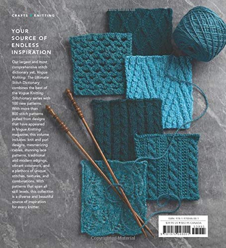 Snapklik.com : Vogue Knitting The Ultimate Stitch Dictionary: More Than ...