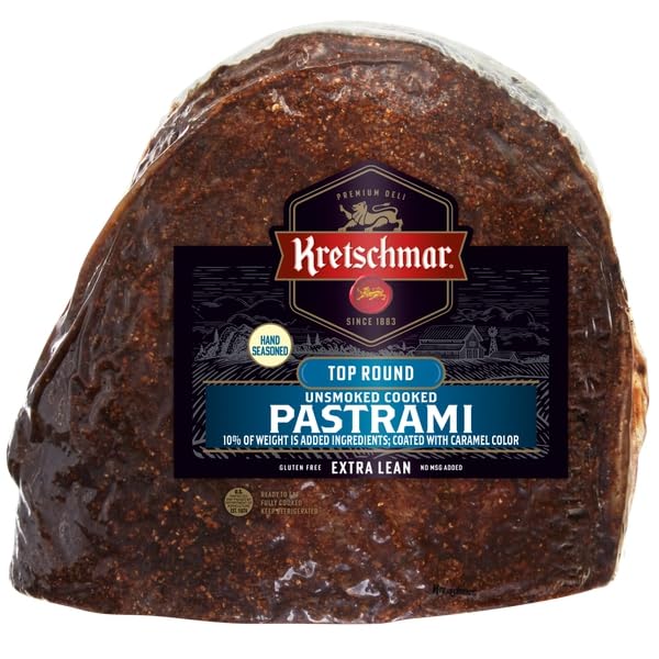 Amazon.com: Kretschmar, Beef Round Pastrami, 16 Ounce : Grocery ...