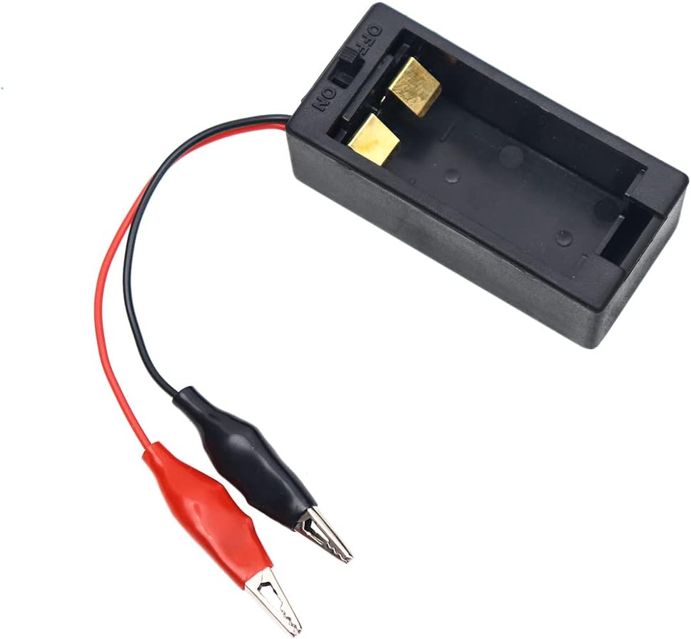 Electronic Spices Single 9v Battery Holder Hard Plastic Case With on ...