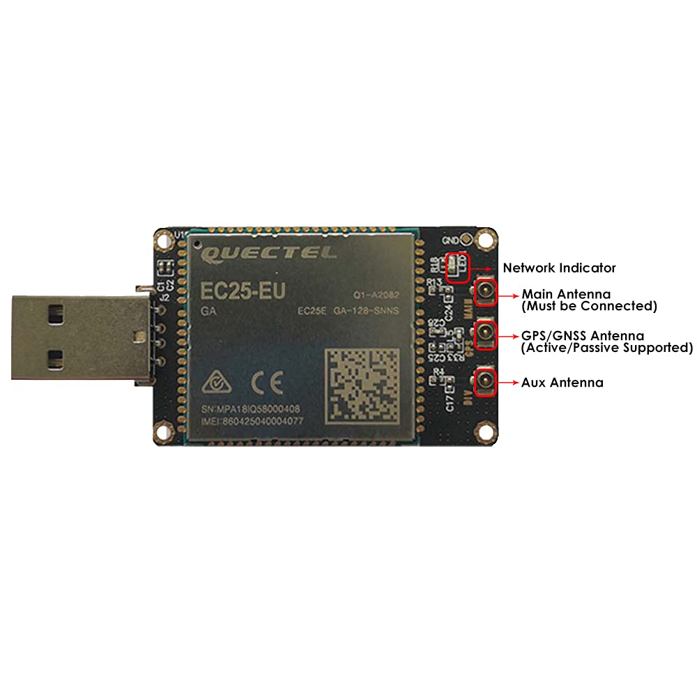 4G Industrial LTE USB Dongle W/EC25-AUGC SIM Card Slot, 58% OFF