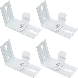 Amazon.com: 4Pcs Mounting Bracket Vertical Blind L Bracket Clips for ...