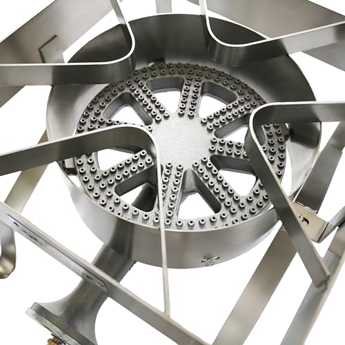 Snapklik.com : COOKAMP Stainless Steel Burner Propane Stove, 200,000BTU High Pressure Outdoor ...