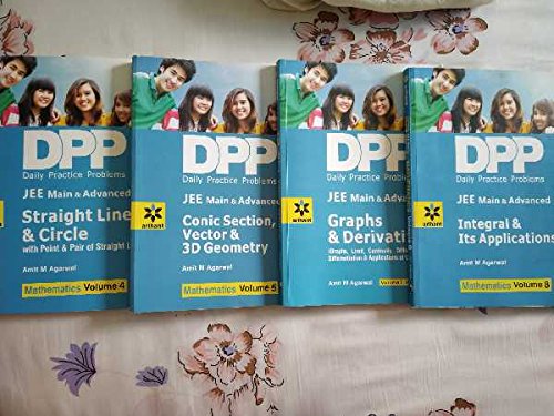 Arihant DPP set of 4. Volume 4,5,7,8 Calculus & Coordinate geometry full : Amazon.in: Books