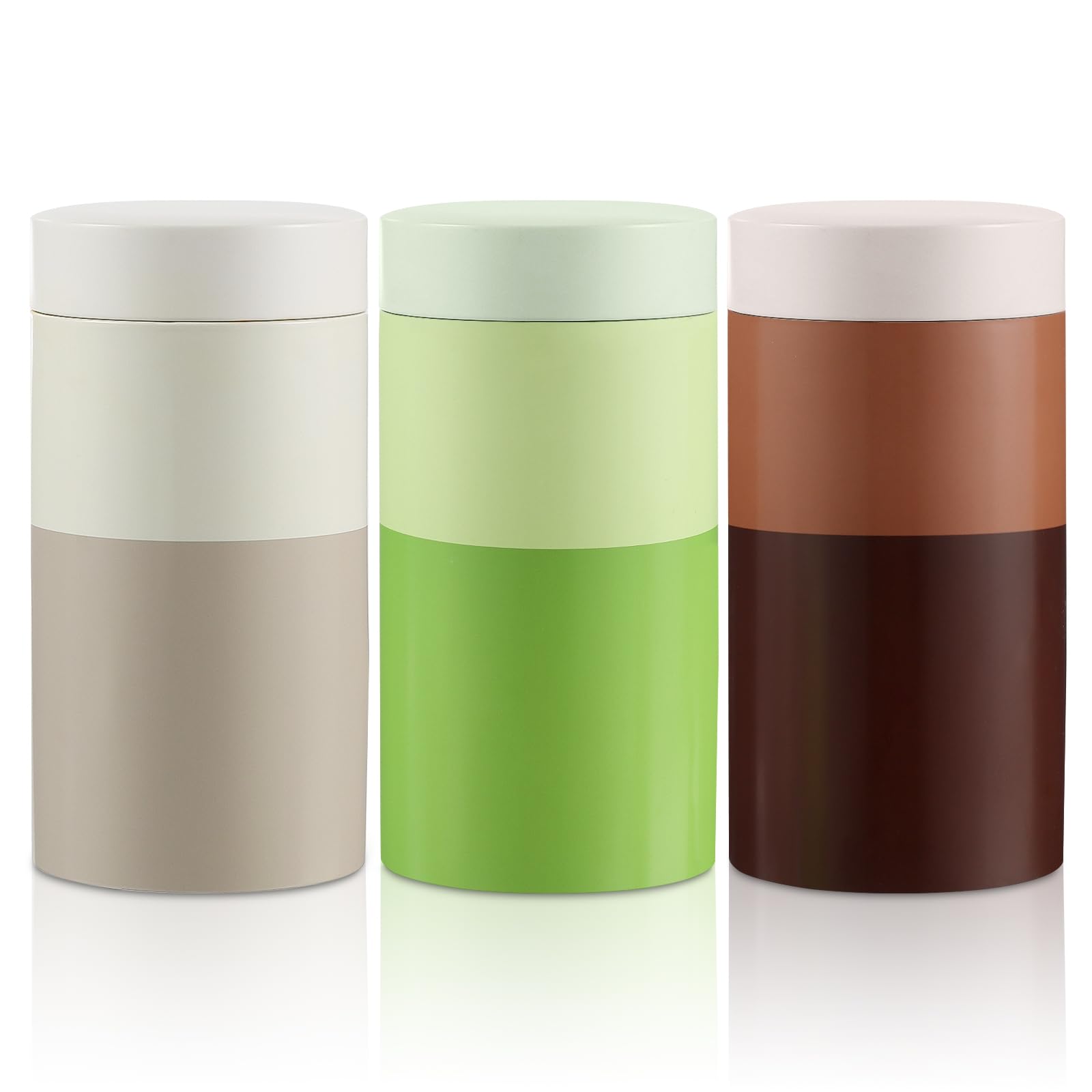 Amazon.com: ROQILA 3-Pack Large Tea Tins for Loose Tea - Metal ...