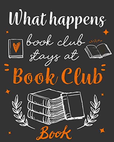 What happens at book club stays at book club: Keep Track of your books ...