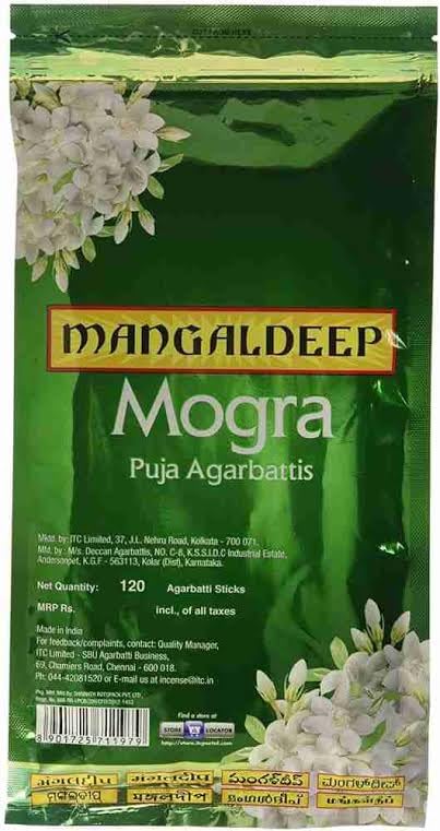 Mangaldeep Mogra Gold Agarbatti Ziplock - 120 Sticks : Amazon.in: Home ...