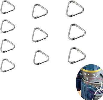 Amazon.com : DraCra 10 Pack Camera Strap Triangle Split Ring Hook ...