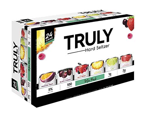Amazon.com: TRULY SPIKED AND SPARKLING Hard Seltzer Variety 24pk, 12 FZ ...