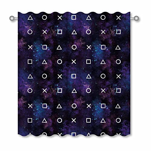 Playstation Nebula Curtains – Playstation Controller Icons Design – 66 ...
