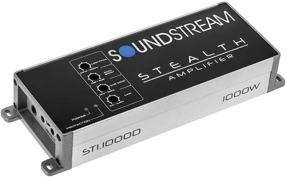Amazon.com: Soundstream ST1.1000D Stealth Series 1000W Class D ...