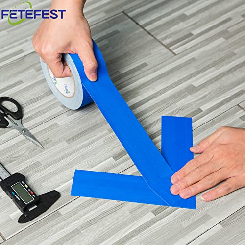 Snapklik.com : Fetefest Gaffers Tape 4 Pack Blue Heavy Duty, 2 By 30 ...