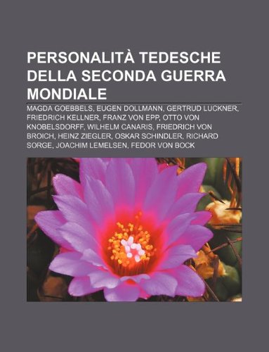 Amazon.co.jp: Personalita Tedesche Della Seconda Guerra Mondiale: Magda ...