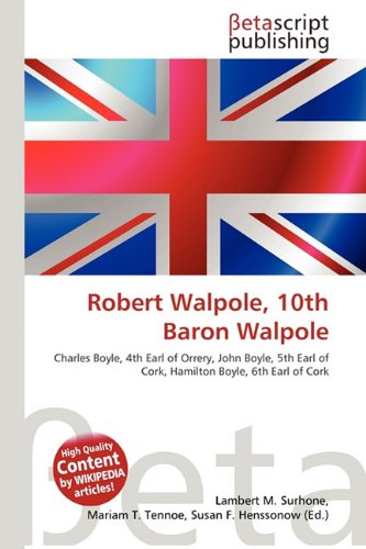 Amazon.co.jp: Robert Walpole, 10th Baron Walpole : Surhone, Lambert M ...