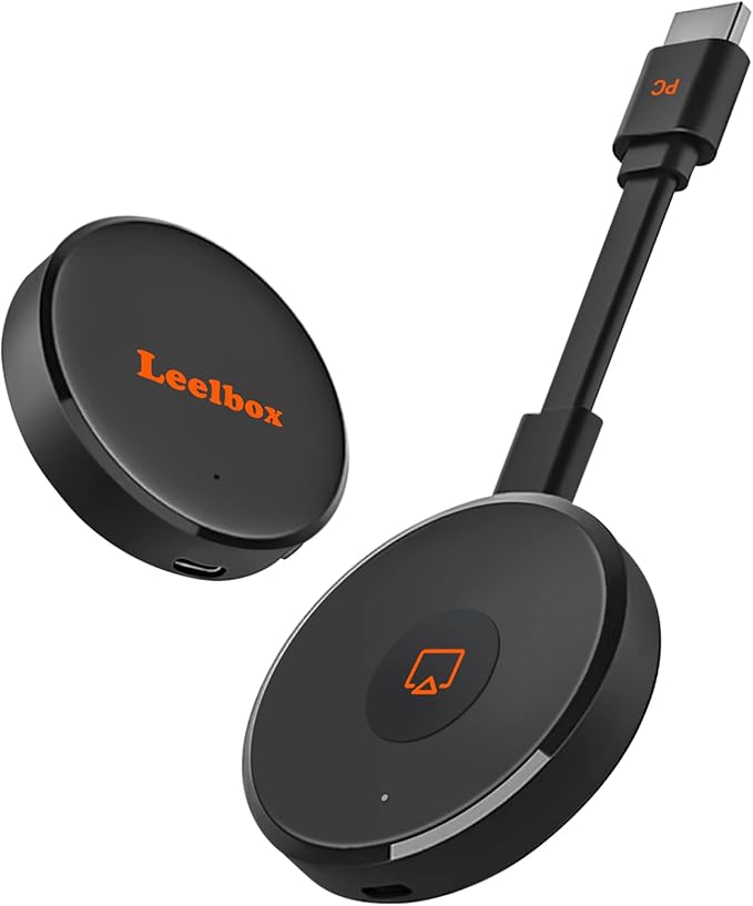 Leelbox Wireless Adapter Transmitter and Receiver 4K Wi-Fi Dongle Smart Display Dongle Screen ...