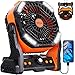 Amazon.com: 20000mAh Camping Fan essentials Battery powered fan ...