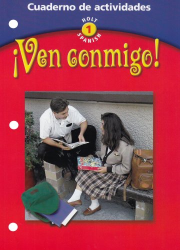 Ven Conmigo: Cuaderno De Actividades : Holt Spanish 1 : Amazon.in: Books