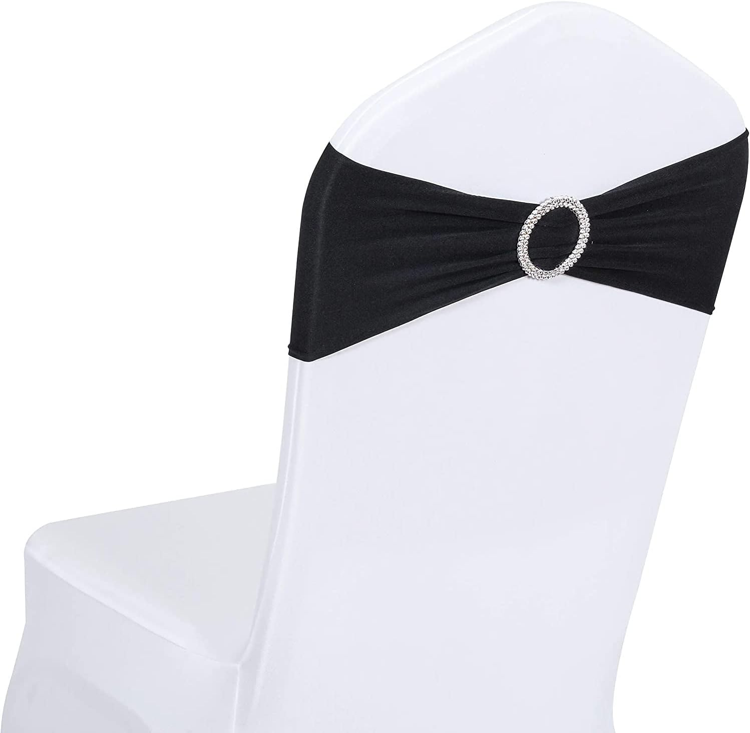 Amazon.com: Tosnail 50 Pack Spandex Chair Sashes Wedding Chair ...