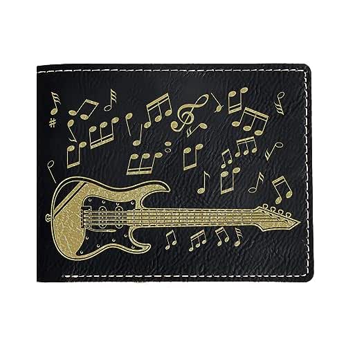 Amazon.com: Electric Guitar Engraved Wallet: Ideal for Dad, Musician ...