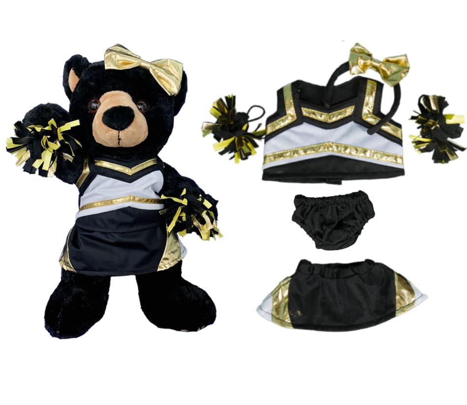 Amazon.com: Cheer Uniform Outfit for Plush Animal Teddy Bear - Fits ...