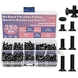 ・ブランド:Zmbroll・製造元:Zmbroll・モデル:M4 black flat screws・製造元/メーカー部品番号:M4 black flat screws・これらのM 4黒ネジ材料：良質な炭素鋼から作られ、黒ネジ、硬度が高く、...