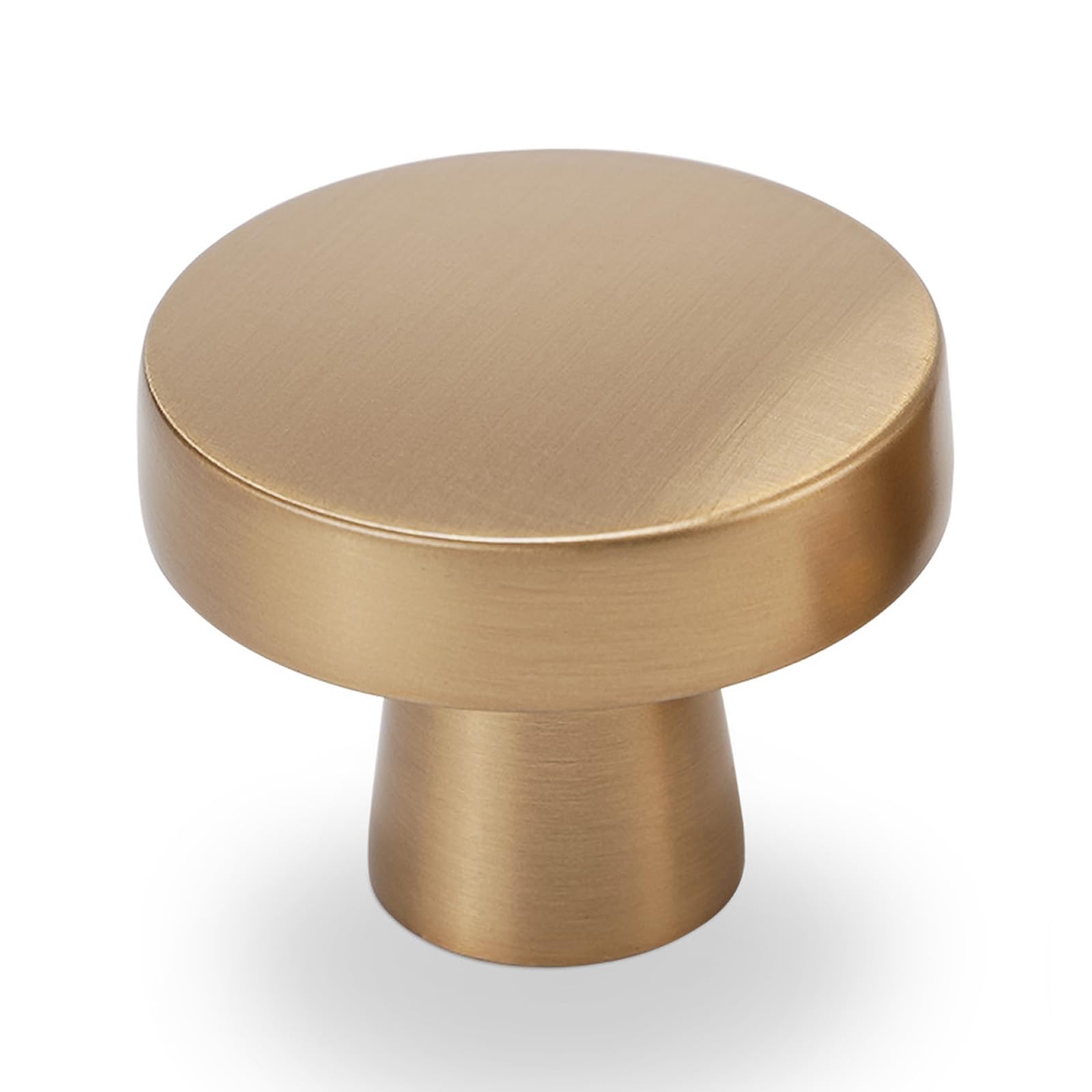 BUKOBYHE 10 Pack Kitchen Cabinet Knobs Champagne Copper Cabinet Zinc ...