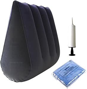 Amazon.com: Inflatable Pillow Couples Sex Love Aid Furniture Triangle Magic Wedge(Pillow+Pillow ...