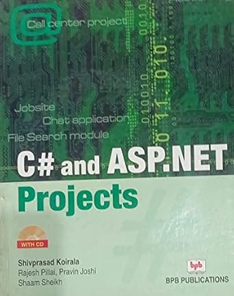 Amazon.in: Buy C# and ASP.NET Projects By Shivprasad Koirala SECOND ...