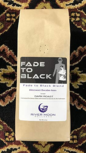 River Moon Coffee, Café molido Fade To Black, tostado oscuro, 16 onzas ...