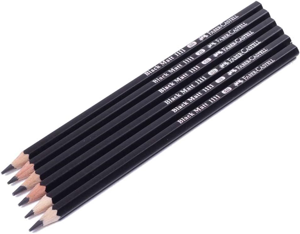 Faber Castell Graded Drawing Pencil Set (2B,3B,4B,5B,6B,8B) : Amazon.co ...