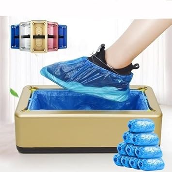 Automatic Shoe Covers Dispenser - Shoe Cover Machine with 100pcs Shoe ...