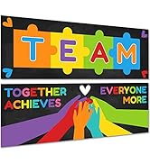 Amazon.com: 2 Pack Motivational Classroom Decorations Banner Posters ...