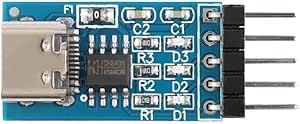 Amazon.com: New 2024 Ch340N Type-C USB to Serial Port Conversion Module Single-Chip Mcu Download ...