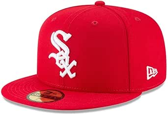 New Era Gorra Chicago White Sox Classic Roja MLB 59Fifty Cerrada para Hombre : Amazon.com.mx ...