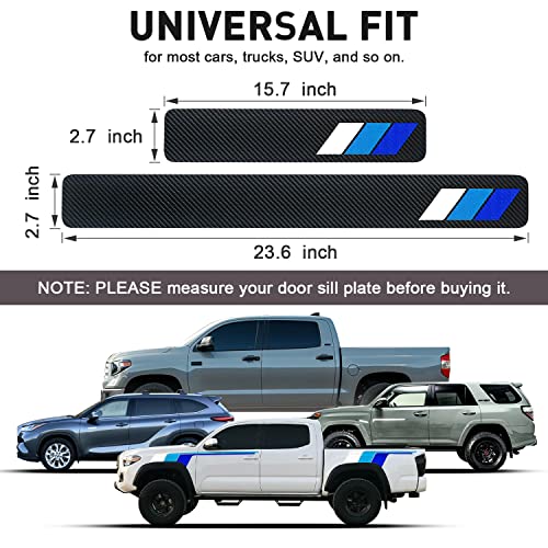 Snapklik.com : Tricolor Door Sill Protectors For Toyota Tacoma TRD ...