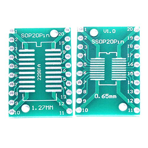 10pcs/lot TSSOP20 SSOP20 SOP20 to DIP20 PCB Transfer Board DIP Pin ...